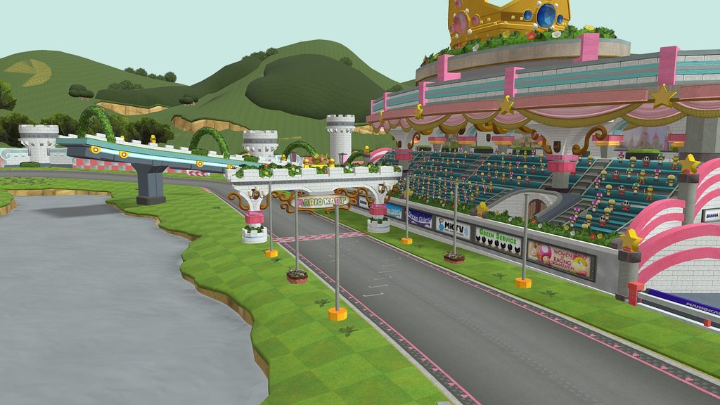 MARIO WORLD - A 3D model collection by lanre (@lanre1) - Sketchfab