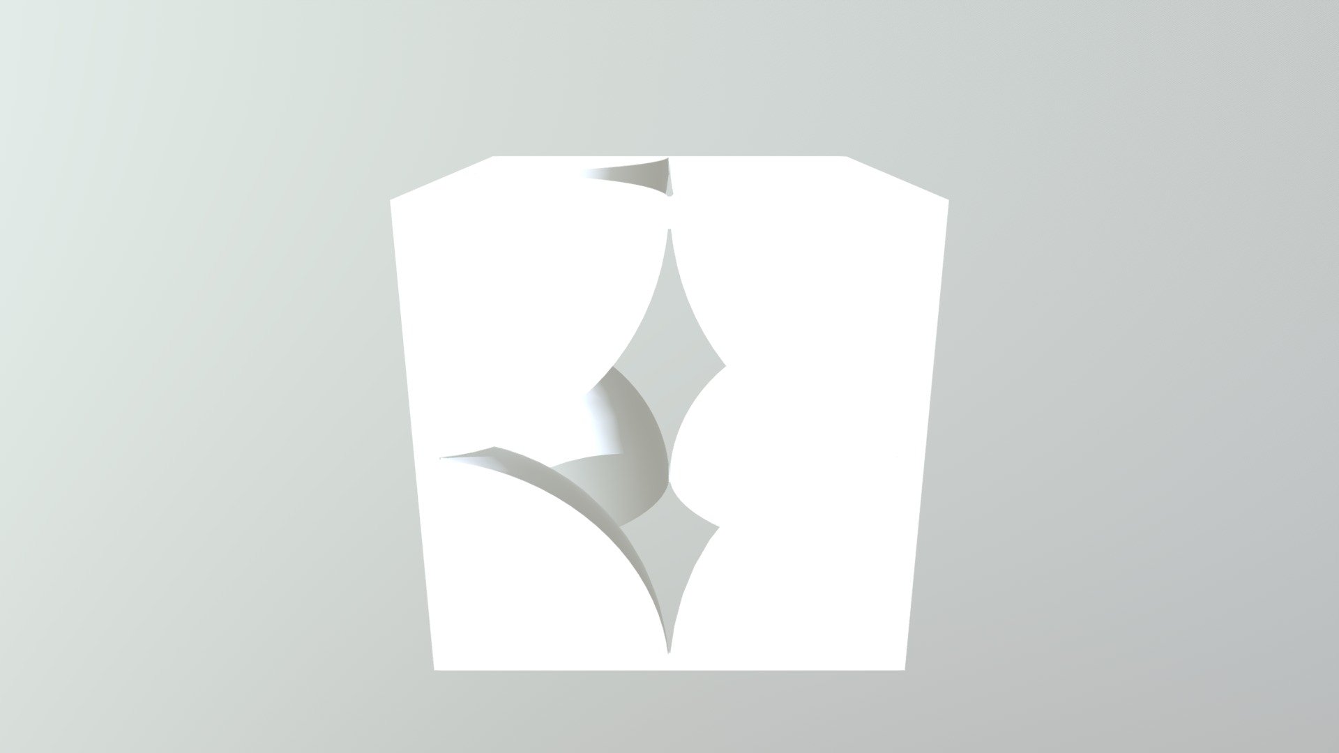 Simple Cubic Unit Cell (truncated) - 3D model by YorkPhysics3D [b56f43e ...
