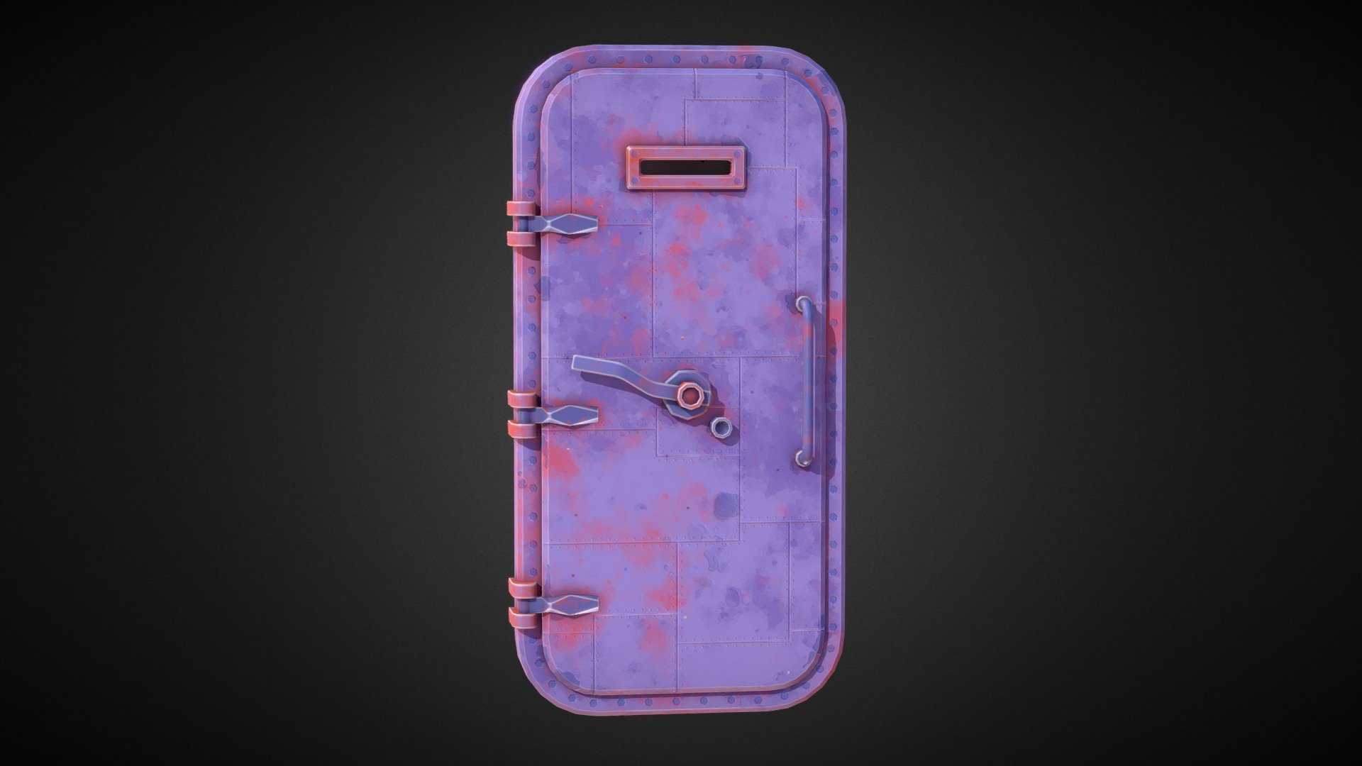 Reinforced Ship Door - 3D model by theosechesan [b570c08] - Sketchfab