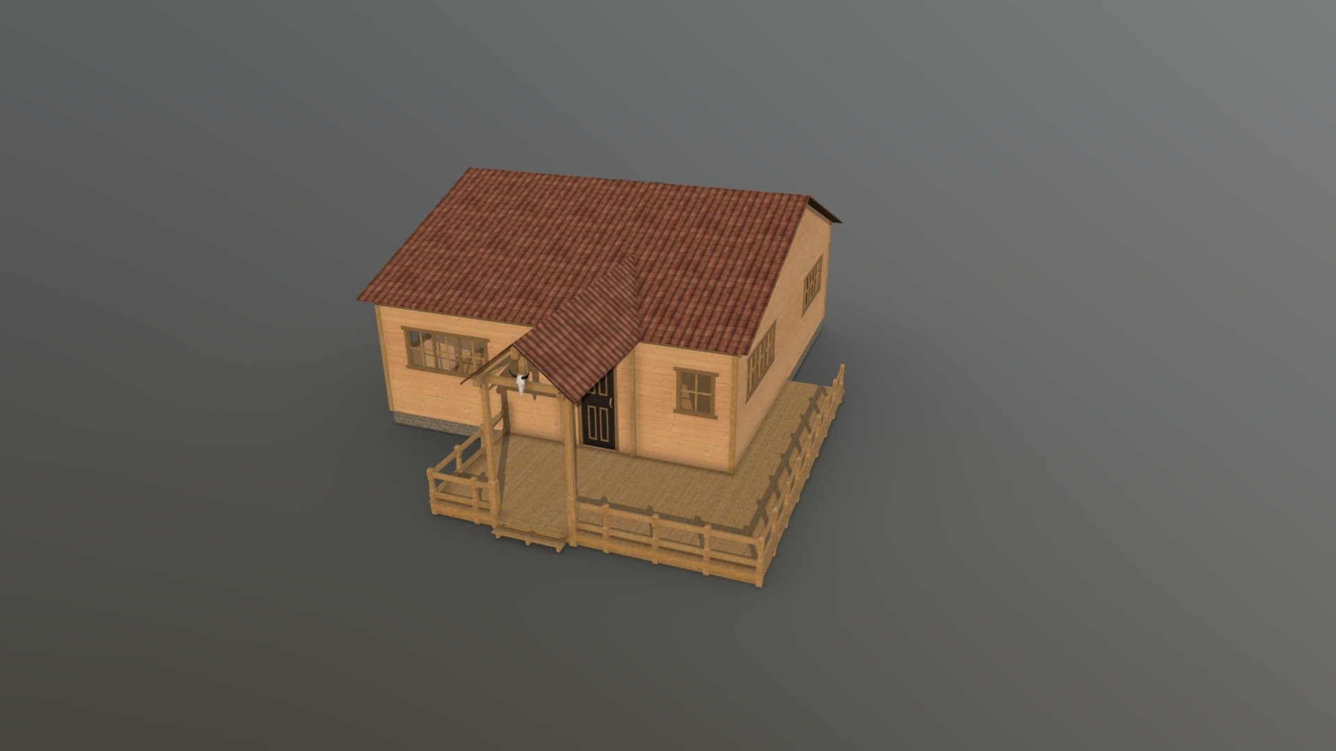 Ranch House - Download Free 3D model by DLM (@DLM96) [b571a6c] - Sketchfab