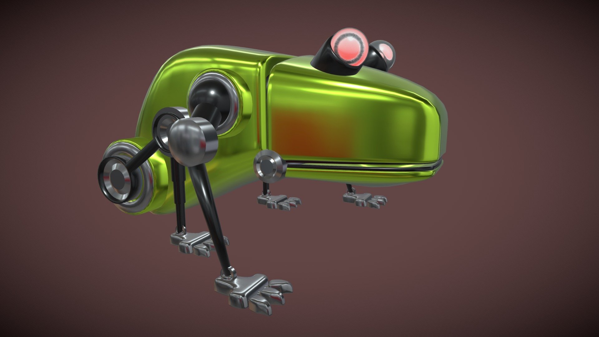 Frogbot 3000 - Download Free 3D model by bungleboy [b571aa3] - Sketchfab
