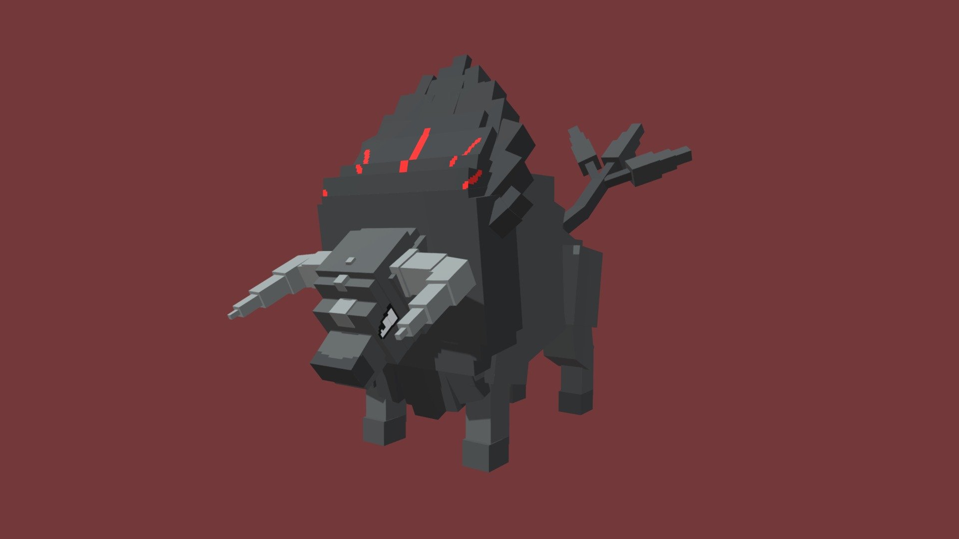 Fire Paldean Tauros - 3D model by marioplumer71 [b571aad] - Sketchfab