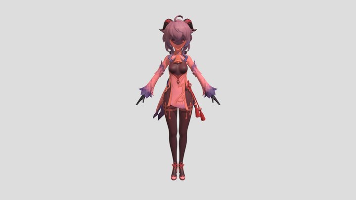 Ganyu 3D models - Sketchfab