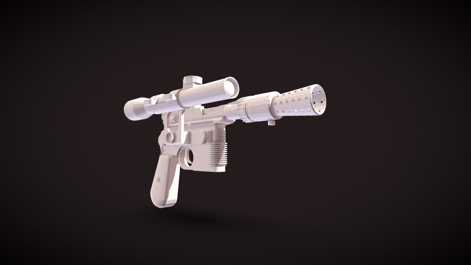 DL-44 Blaster - 3D model by Frogface [b574c2a] - Sketchfab