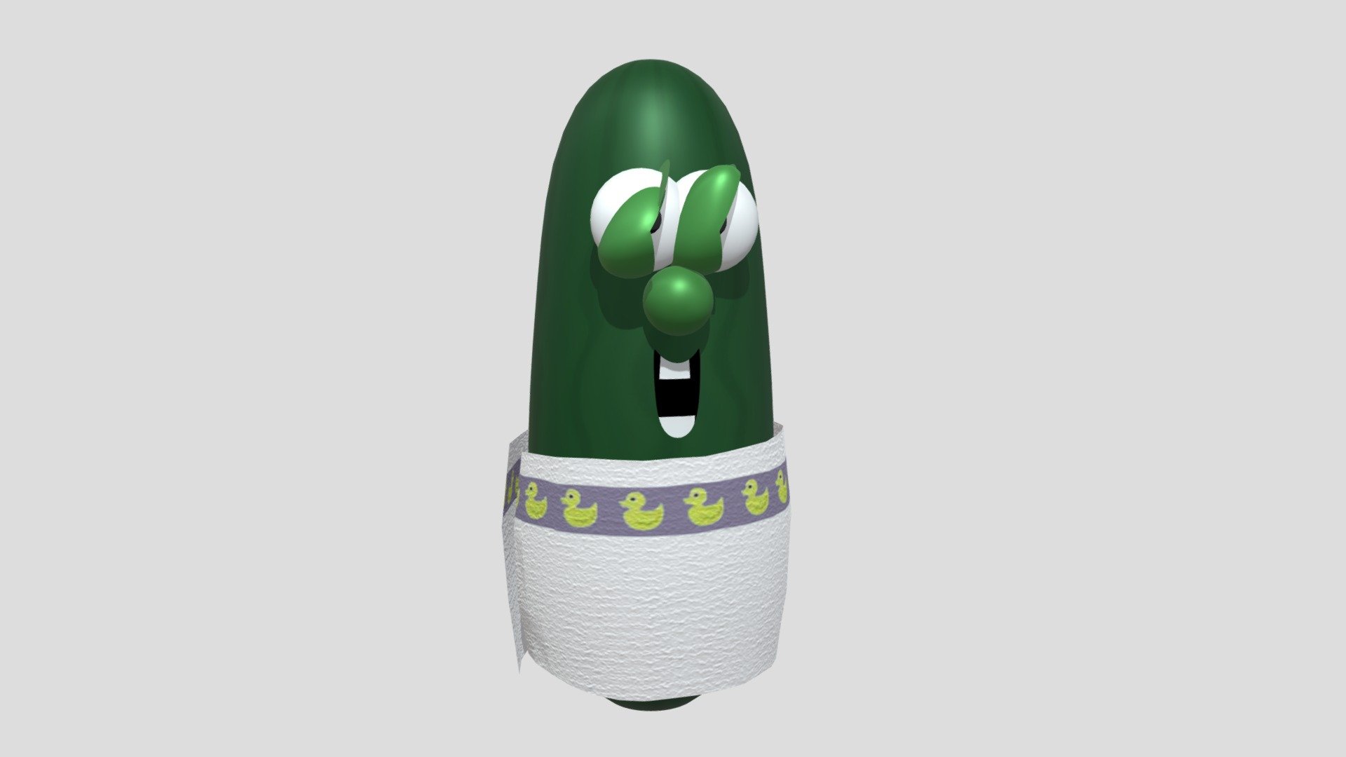 Larry with Towel (1995) - Download Free 3D model by 321Blender [b574e2b ...
