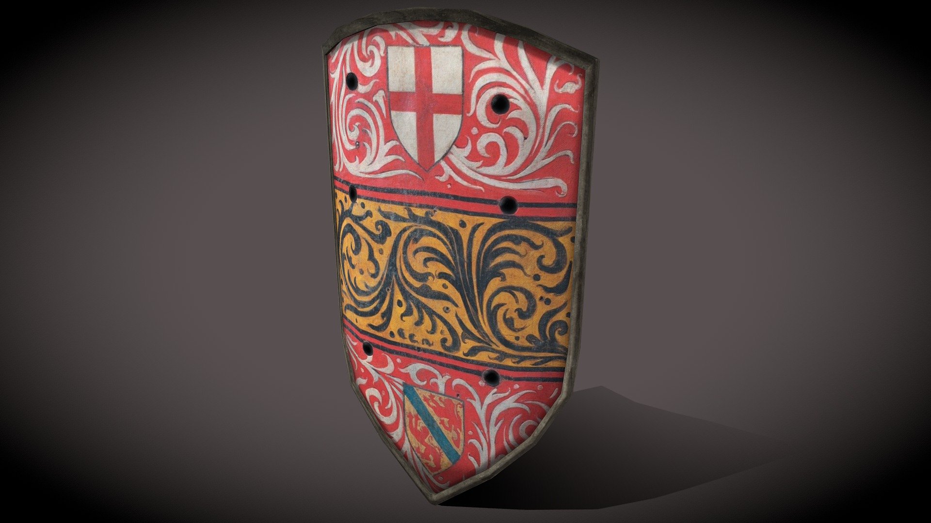 Wall Shield (Free) - Download Free 3D model by wolfgar74 [b575f2b ...