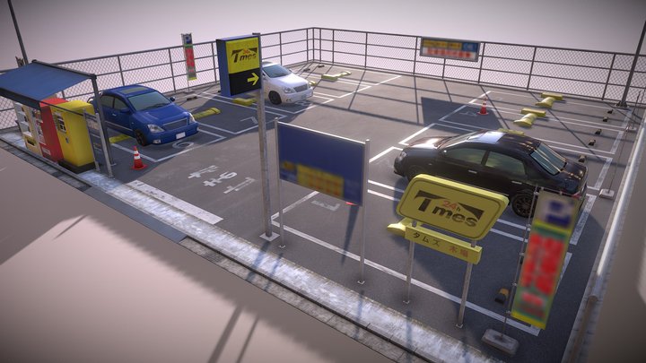Parking 3D models - Sketchfab