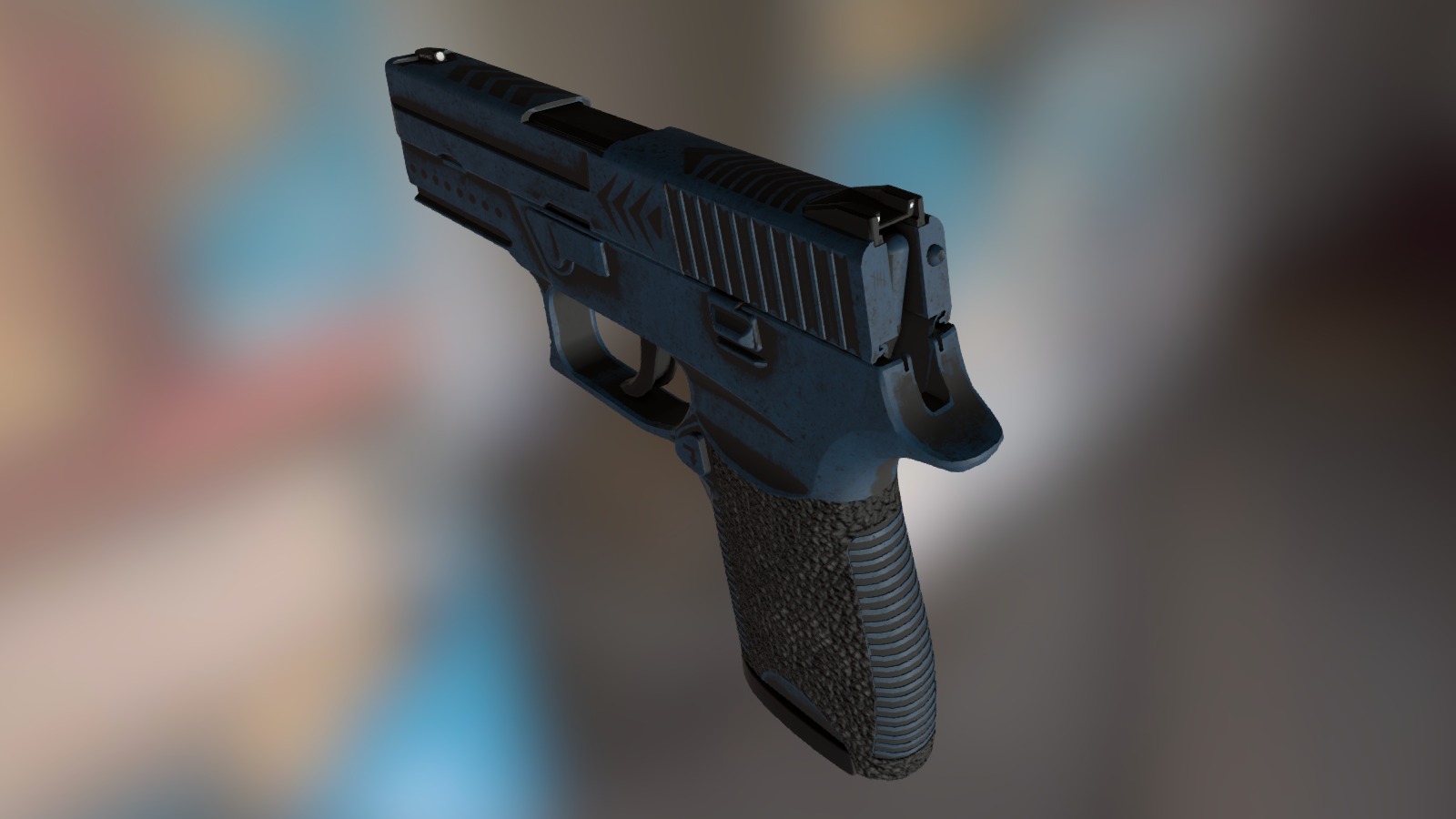 P250 | Cerakote - Blue - 3D model by yuv912 [b5783bf] - Sketchfab