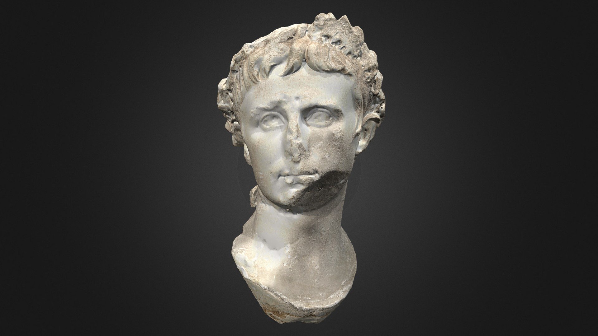 Portrait d’Octave Auguste - Download Free 3D model by Alienor.org ...