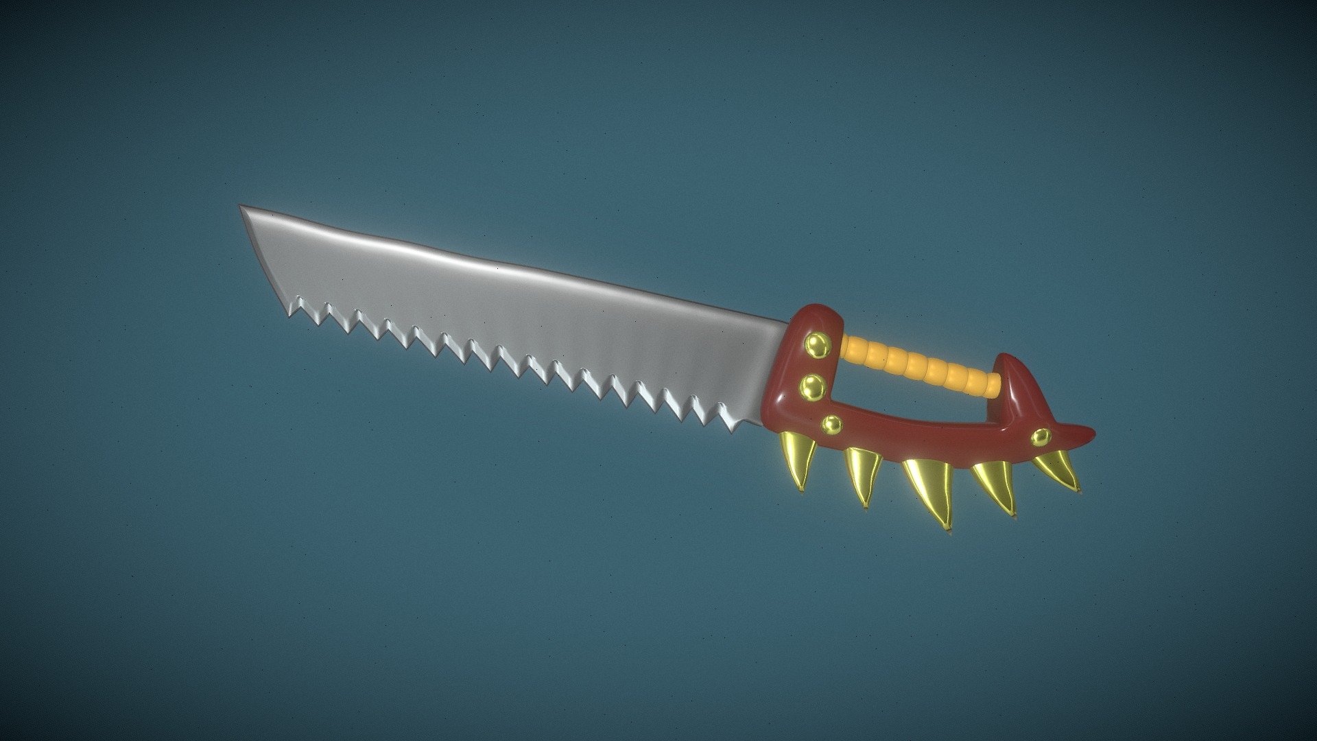 Saw Sword - Download Free 3D model by BenAissa_Karim [b5793d4] - Sketchfab