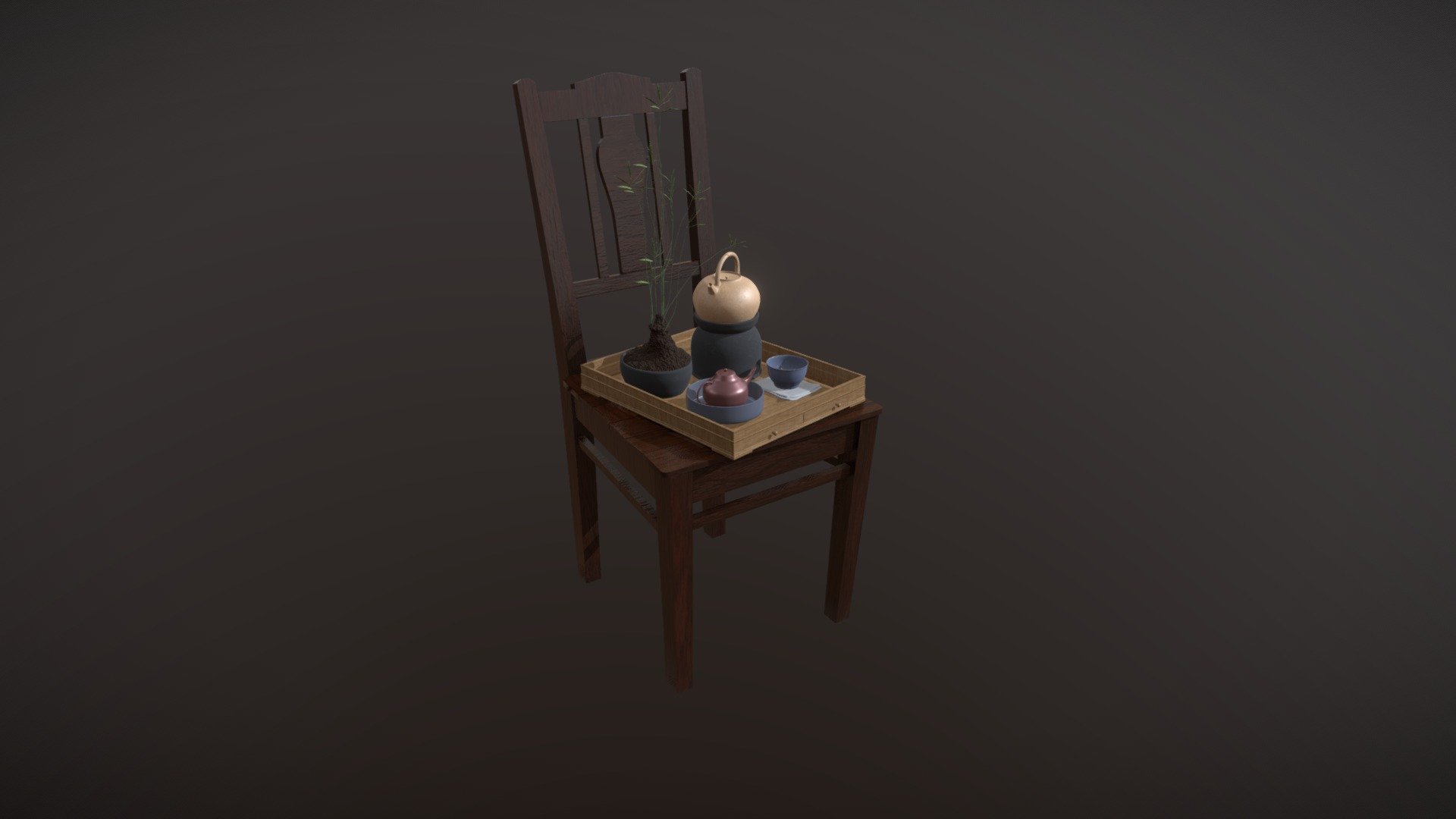 Tea Party - 3D model by esaiag [b579938] - Sketchfab