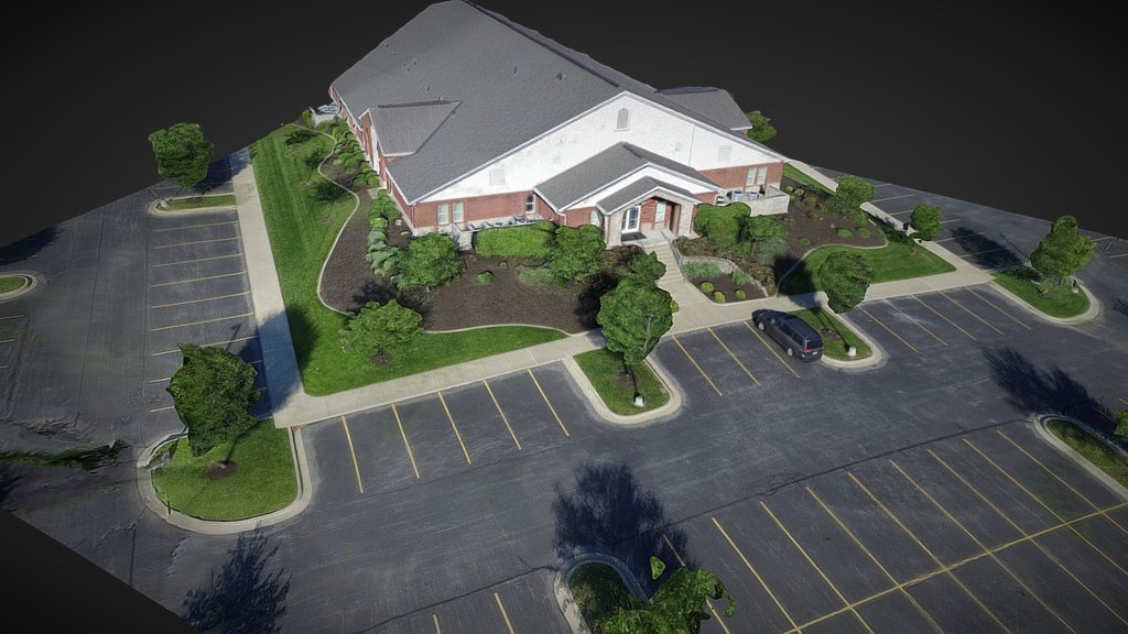 church landscaping second rendering - 3D model by kadecarlson ...