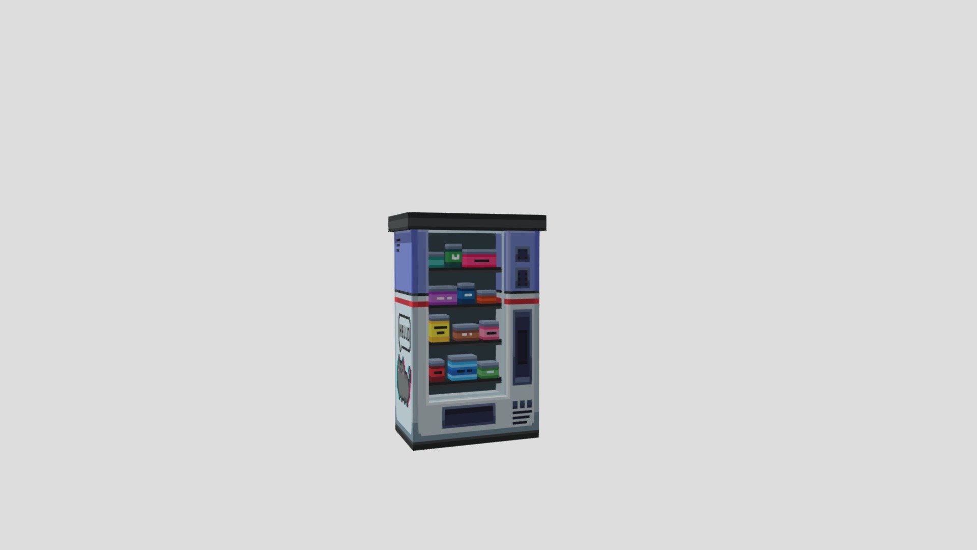 Vending Machine - 3D model by Borjii [b57abfc] - Sketchfab