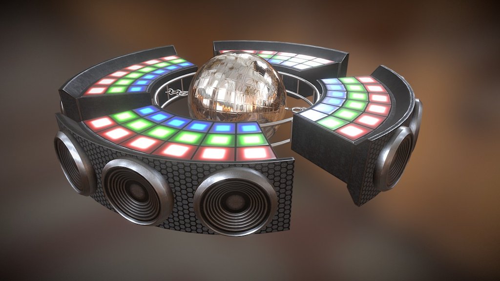 Disco - 3D model by EllDuck [b57ba75] - Sketchfab