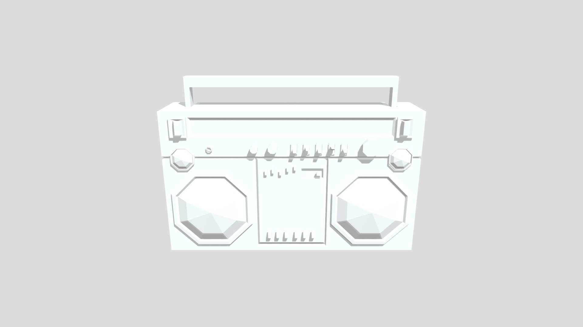 Boombox from Poly by Google - Download Free 3D model by IronEqual (@ie ...