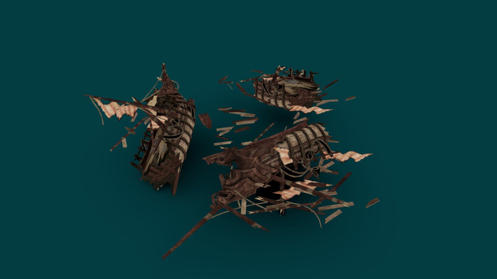 ShipWreck - 3D model by vicktor [b57d502] - Sketchfab