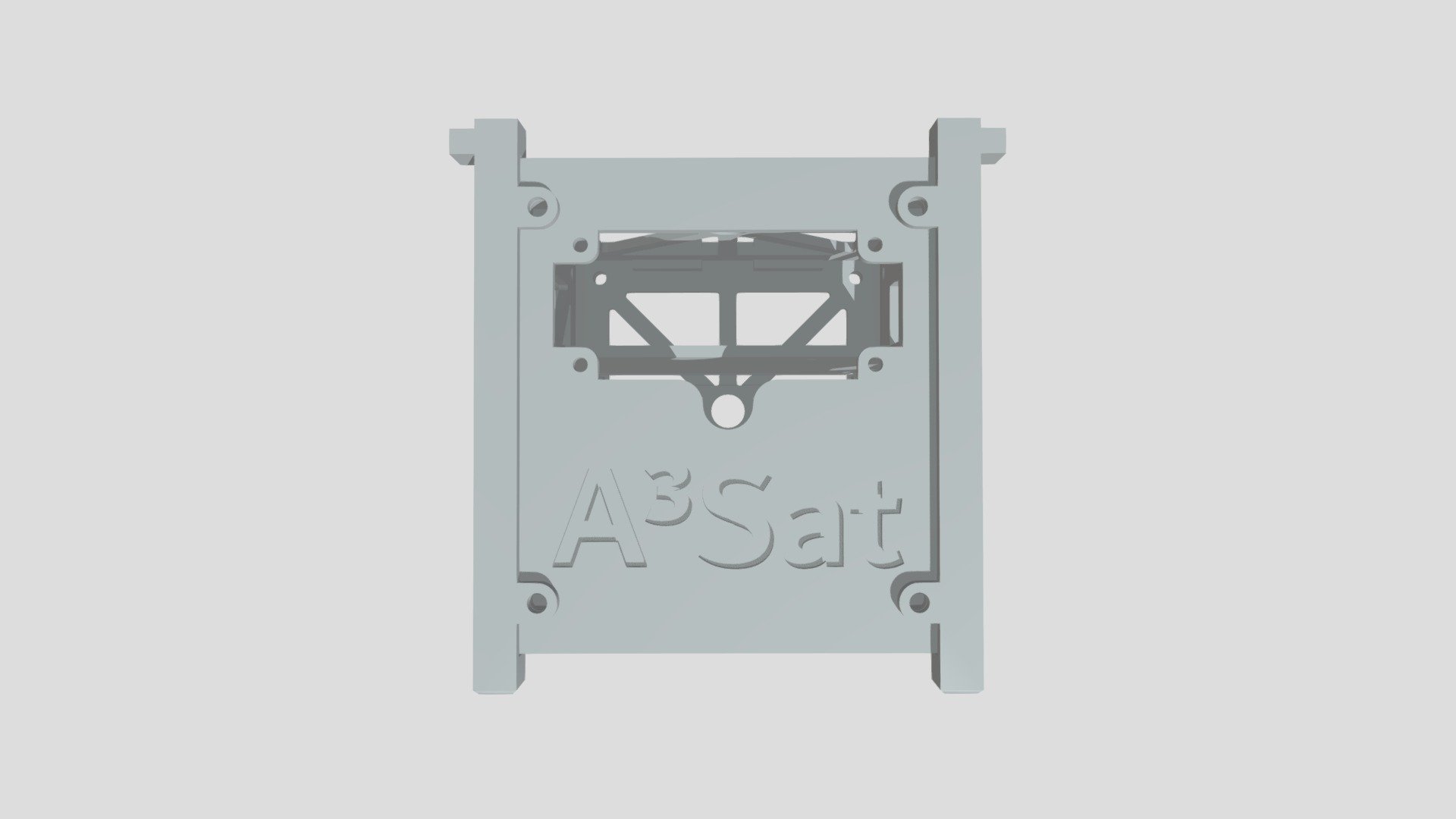 CubeSat (A3Sat) Model - 3D model by steelplate [b57e626] - Sketchfab