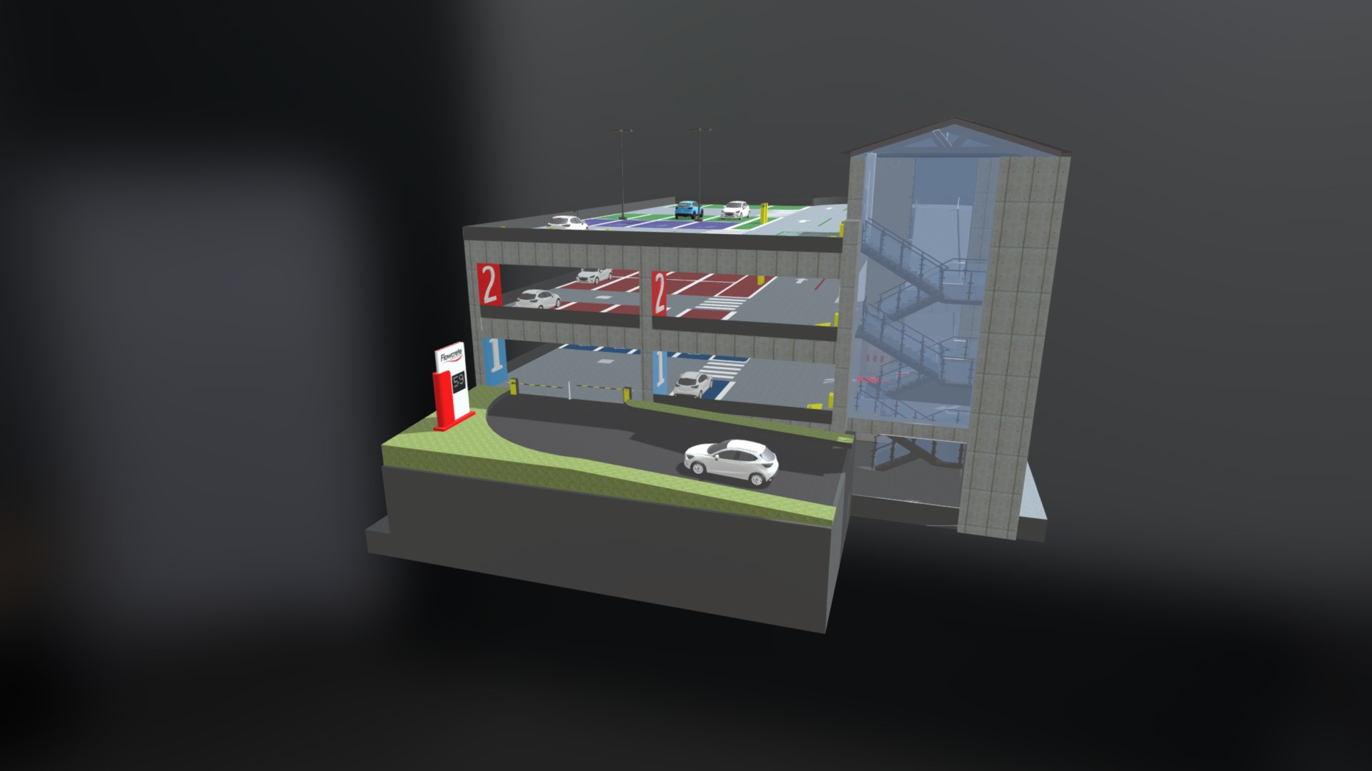 [SA] Interactive 3D Model - Car Parks - 3D model by Flowcrete Group ...
