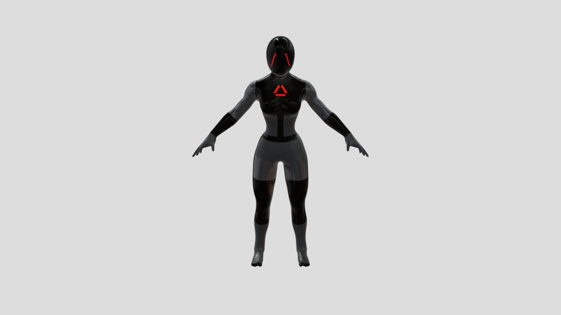 Female Cyber Ninja - 3D model by Sonya Winder (@sonyawinder) [b580624] - Sketchfab