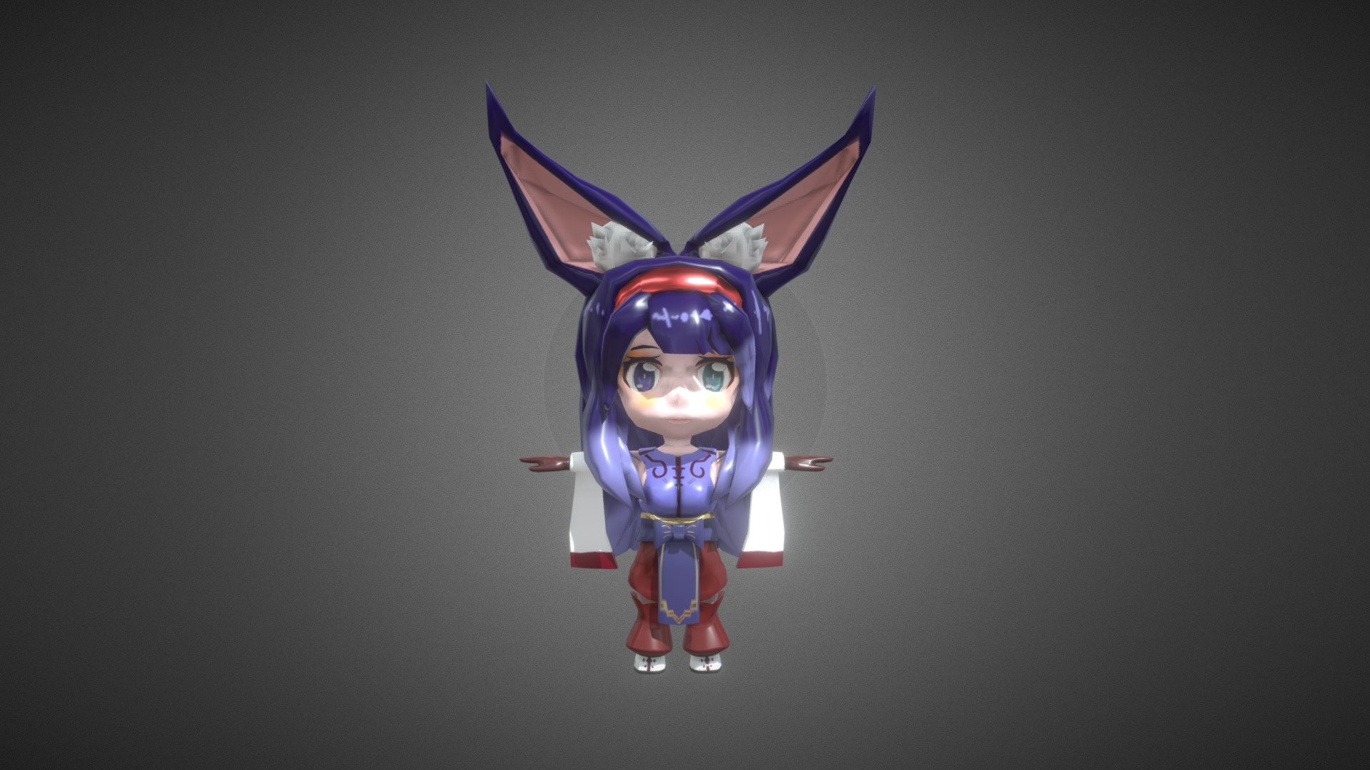 MIKO-chan - 3D model by purit.rtn [b5818af] - Sketchfab