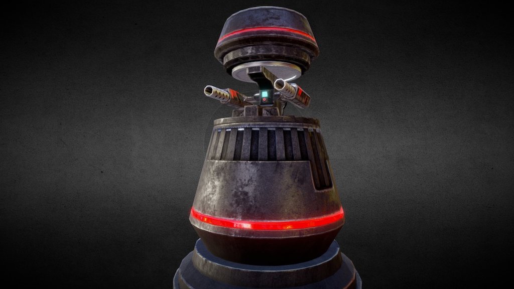 Guard Turret - 3D model by Krystian Mrozowski (@krystianmrozowski ...