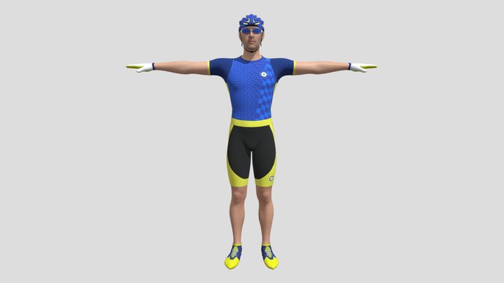 Cyclist 3D models - Sketchfab