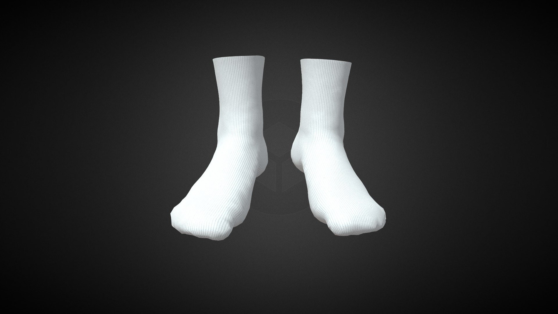 Socks - White - Buy Royalty Free 3D model by Clothing Axis ...