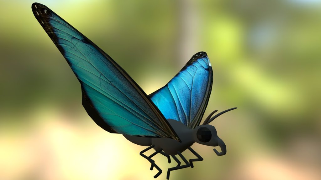 Butterfly - 3D model by Tas Saggers Art (@tas.saggers) [b585382 ...