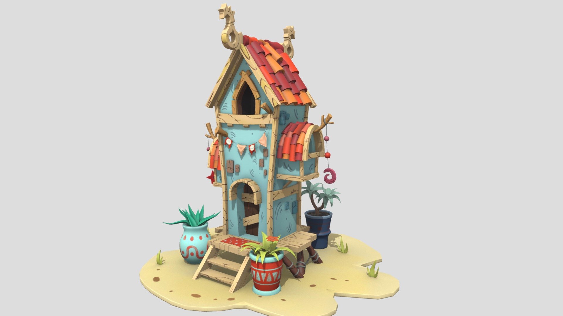 Shack - 3D model by ChenYee [b58561f] - Sketchfab