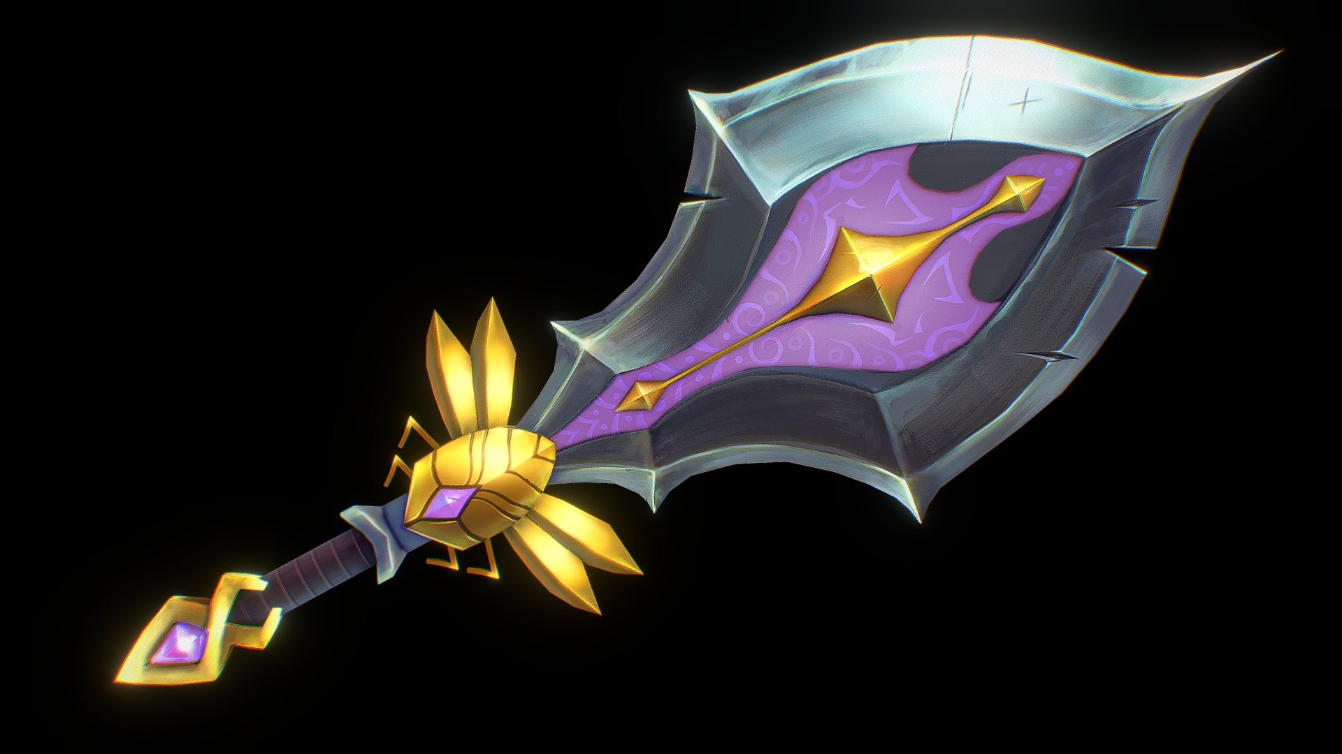 Stylized Sword - 3D model by Ika3D (@ikagogava) [b586de5] - Sketchfab