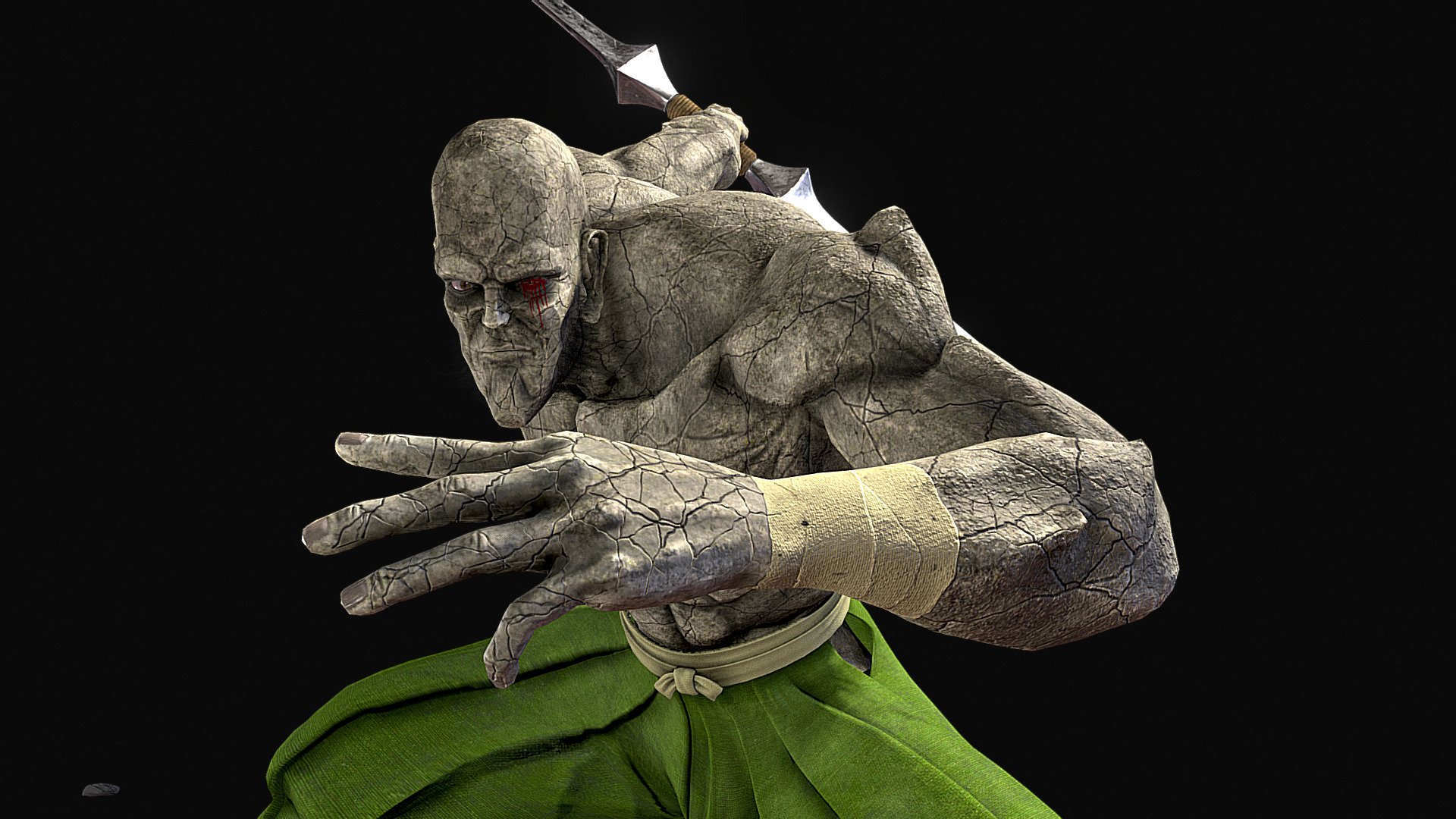 Ninja Scroll-Tessai - 3D model by Tomas Ibar (@tomasibar) [b586f35 ...