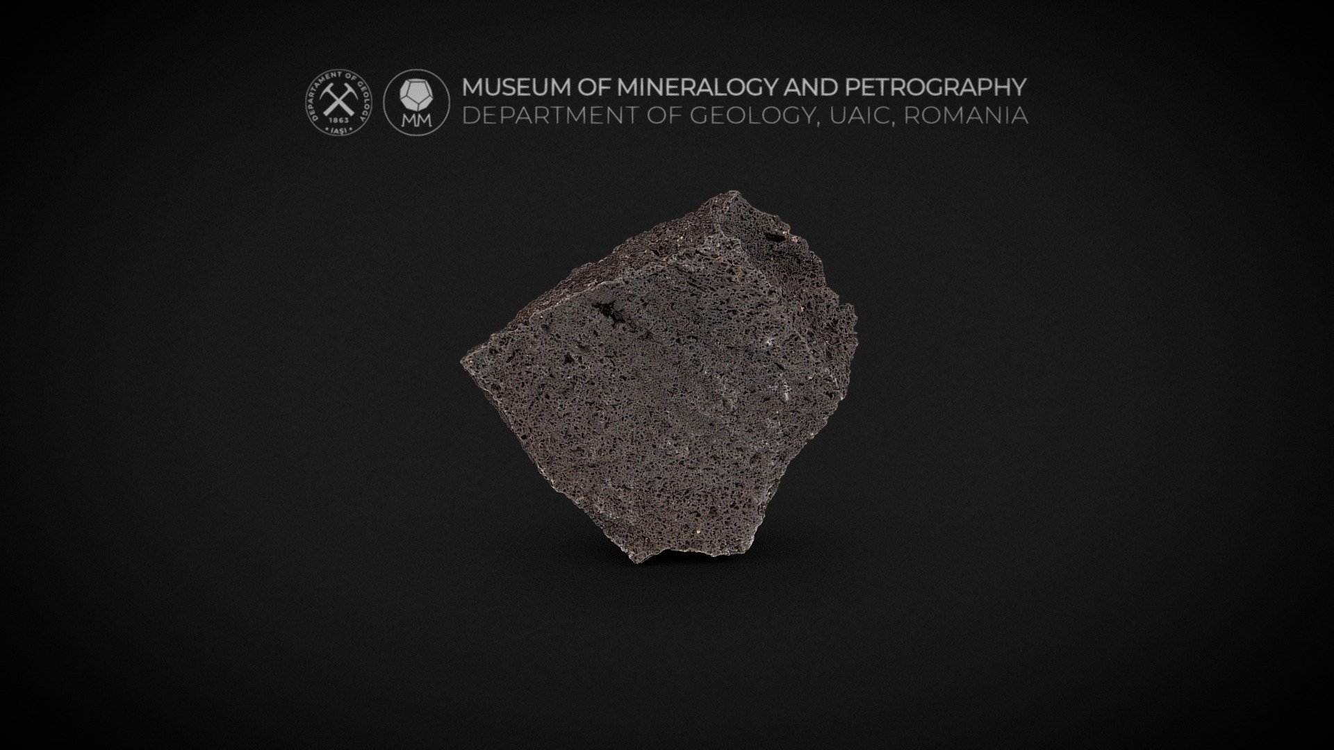 Vesicular basaltic Scoria (igneous rock) - 3D model by Museum of ...