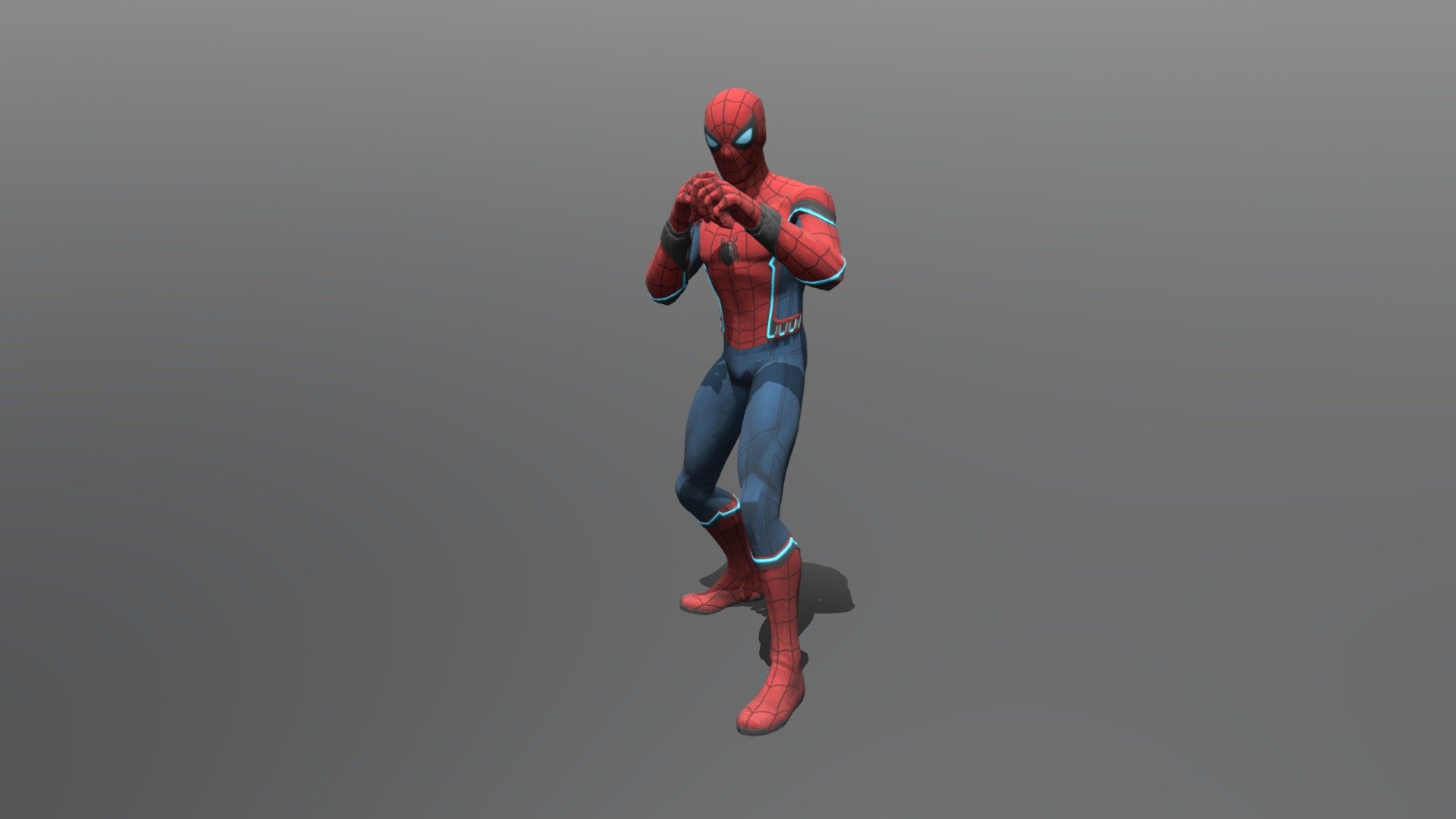 Spiderman - Mma Kick - Download Free 3D model by mycloudvip [b588381 ...