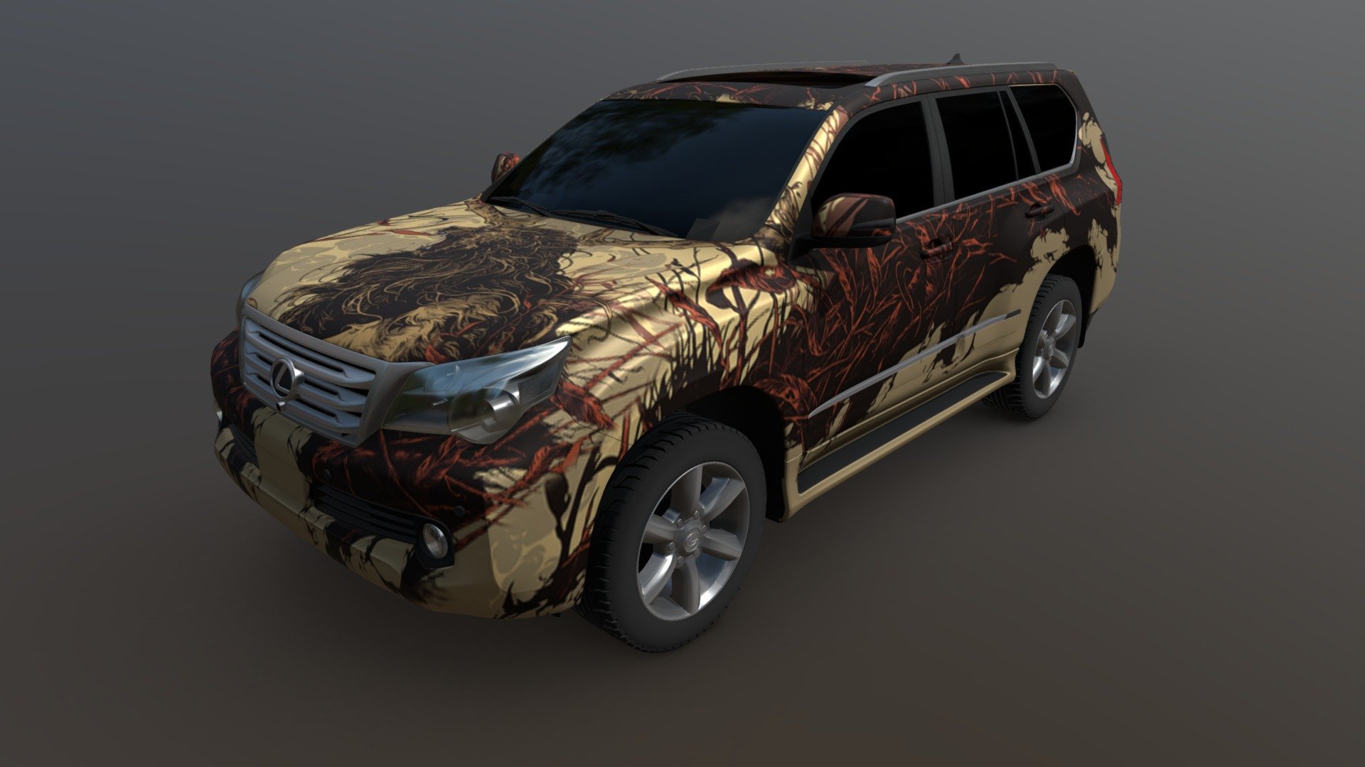 Lexus GX - 3D model by Atika [b589a01] - Sketchfab