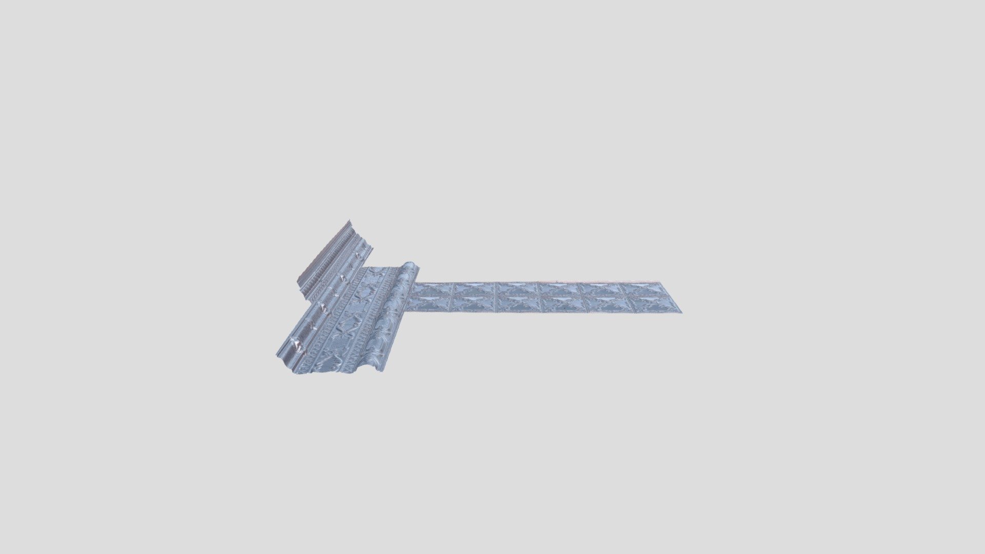 Wapella Bank Tin Ceiling Tiles - 3D model by 3DscanSTL [b58adb9 ...