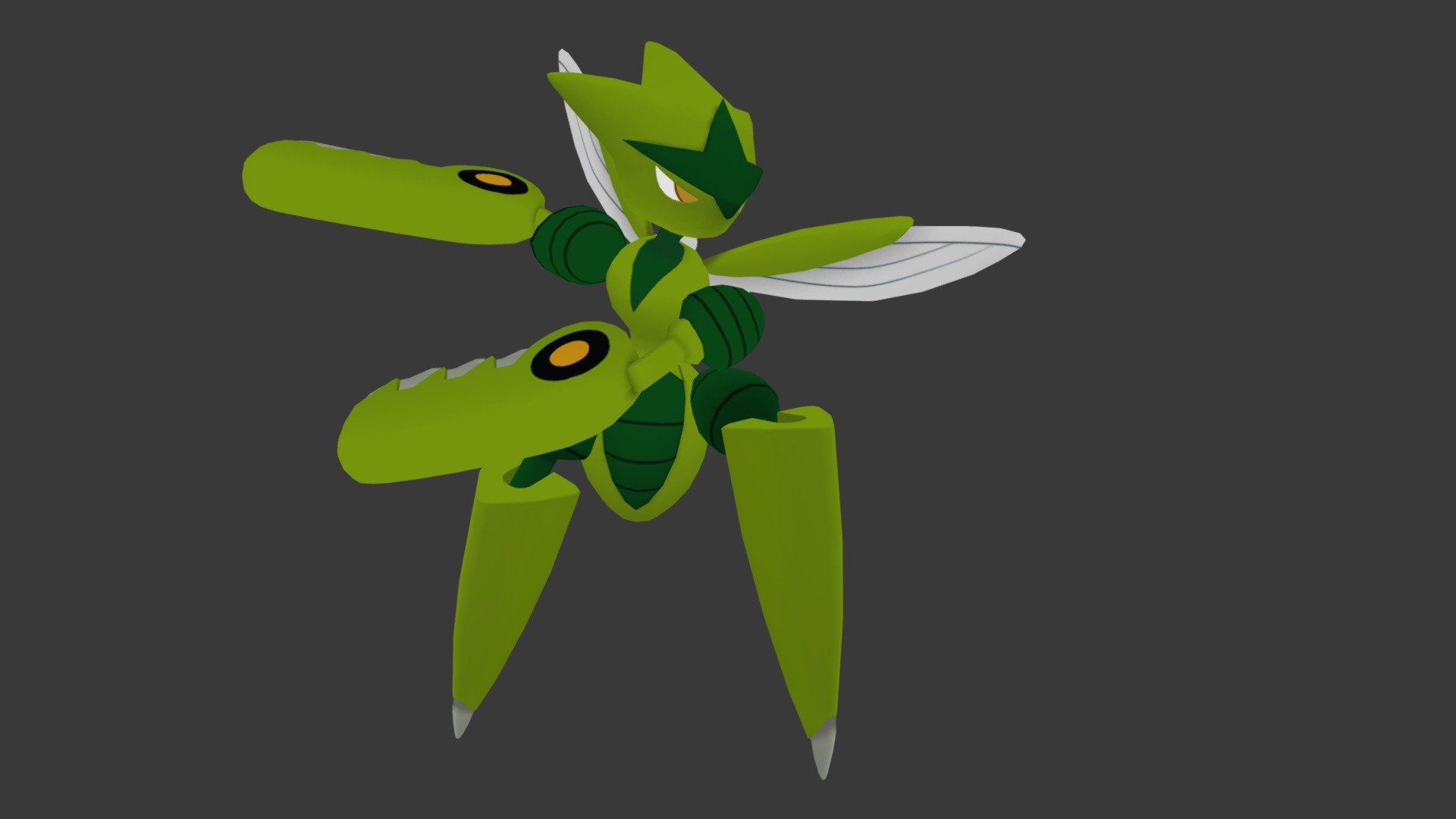 Shiny Mega Scizor (ZA) - Download Free 3D model by Mariokart07 [b58b225 ...