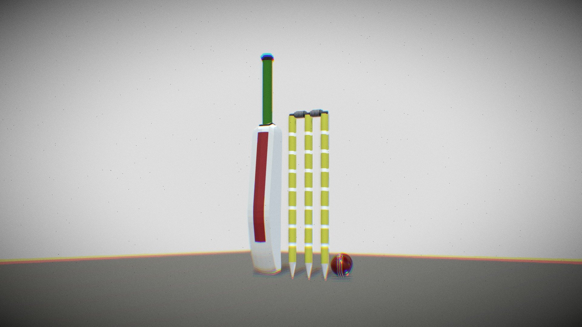 Cricket Pack - 3D model by chandimap1996 [b58ee90] - Sketchfab