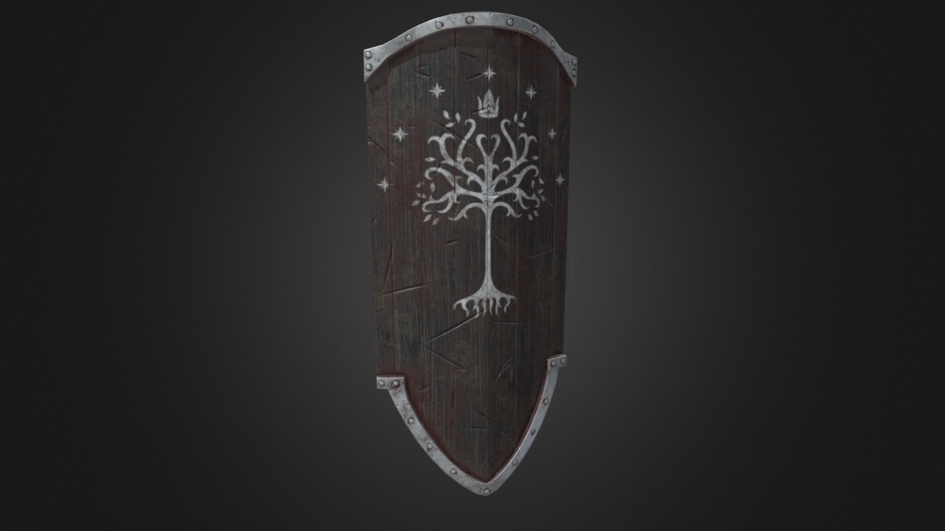 Númenórean Shield - Download Free 3D model by Gammawolf [b59052f ...