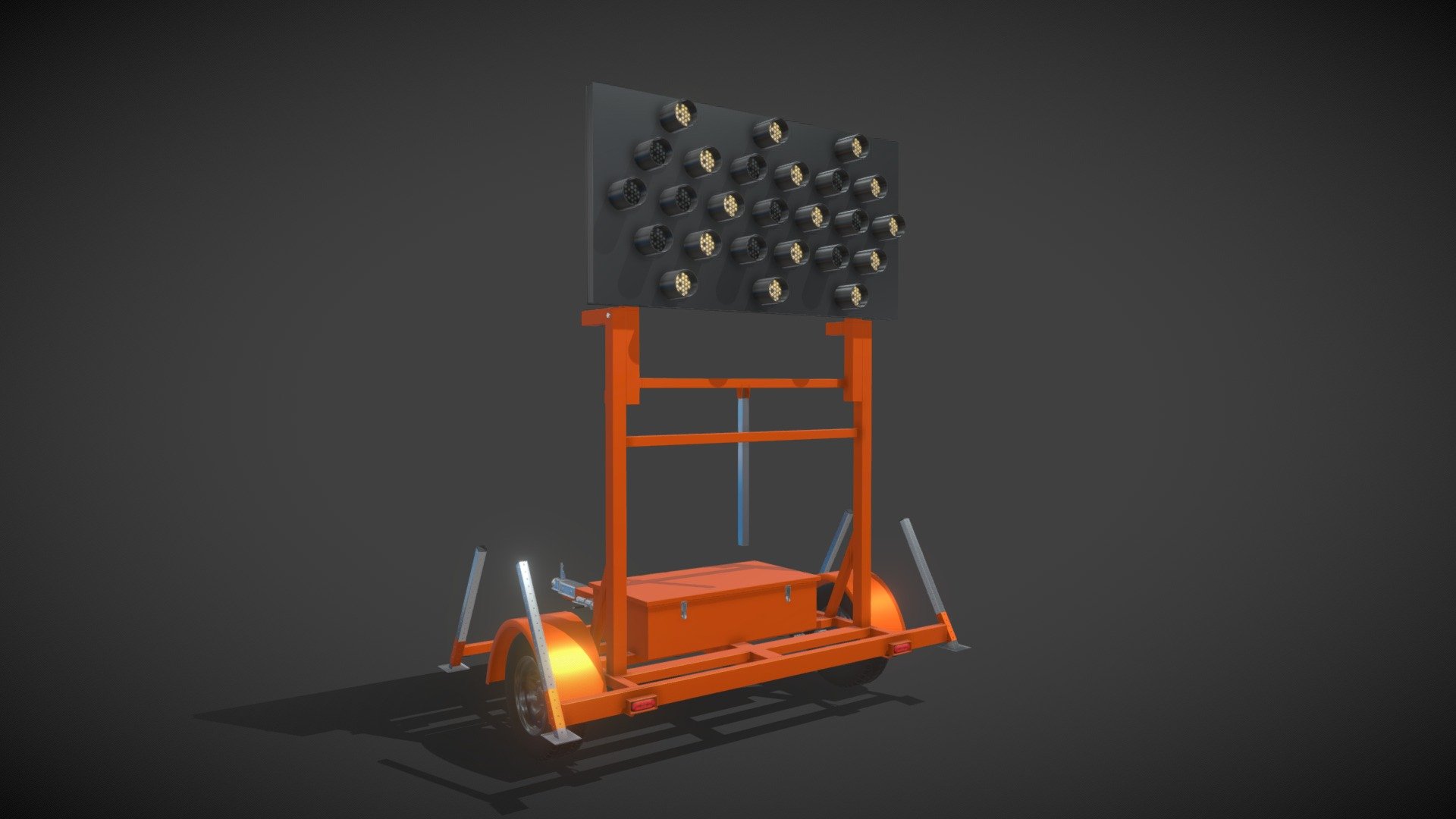 Arrow_Board_Sign - 3D model by The Learning Network ...