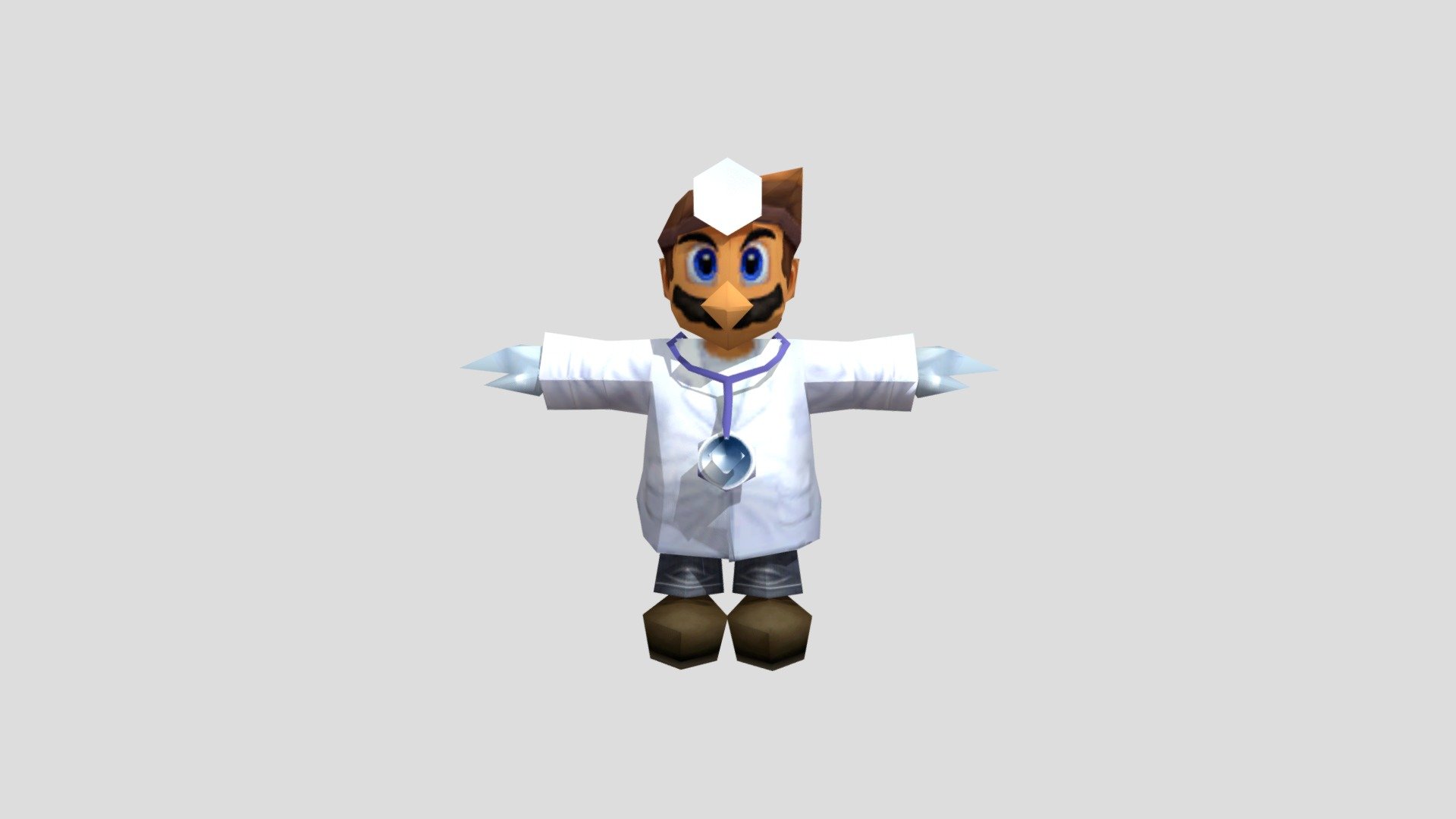 Dr mario low poly - Download Free 3D model by MatiasH290 (@matias029 ...