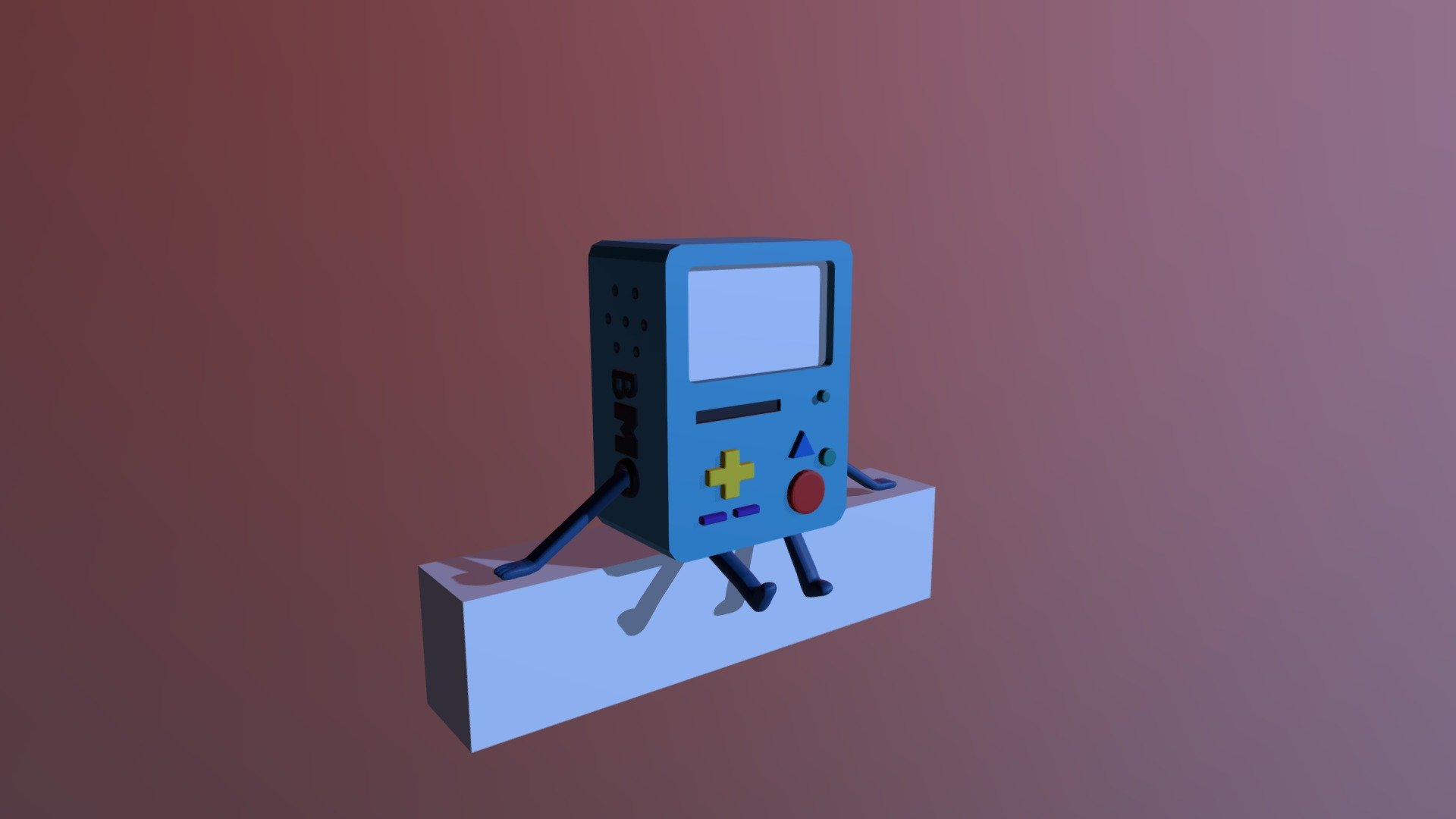 BMO - Adventure Time - Game Boy - Download Free 3D model by Yet Another ...