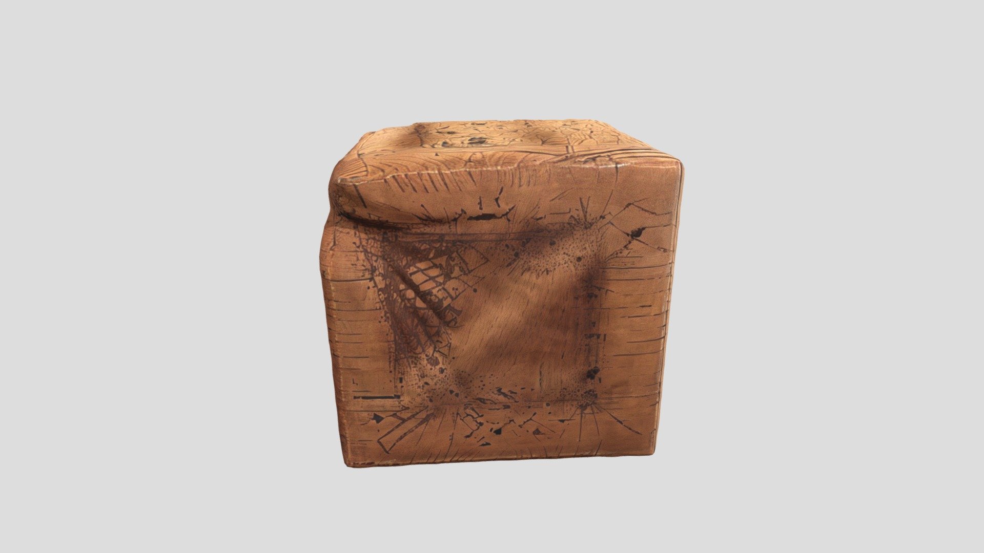Brown_realistic_wooden_box - 3D model by platonandksuha [b596d0b ...