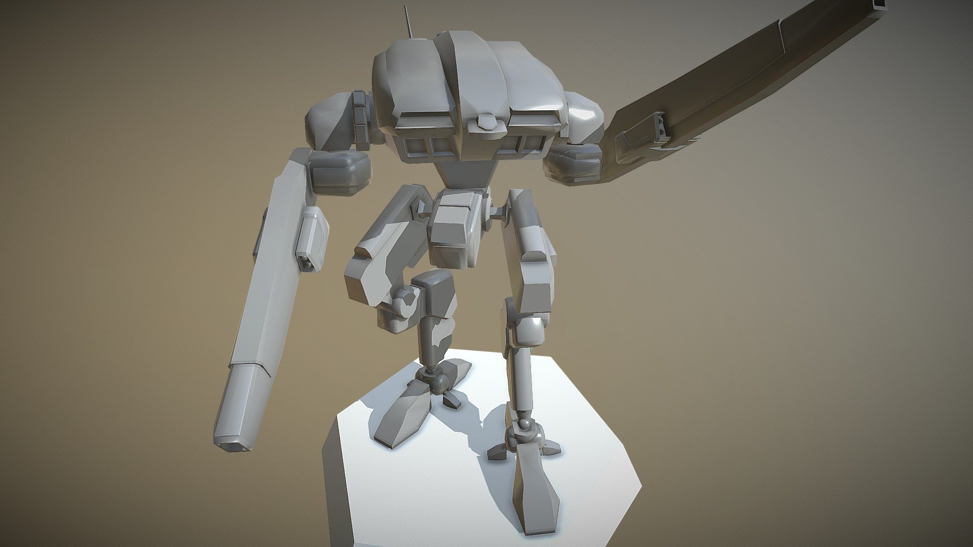 Walker Mech 02 - 3D model by keltonharsung [b59716a] - Sketchfab