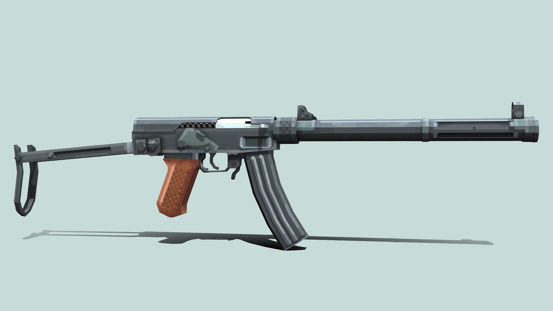 Type 64 Smg - 3D model by 草泥马小逼崽子 (@fuccg) [b5976cb] - Sketchfab