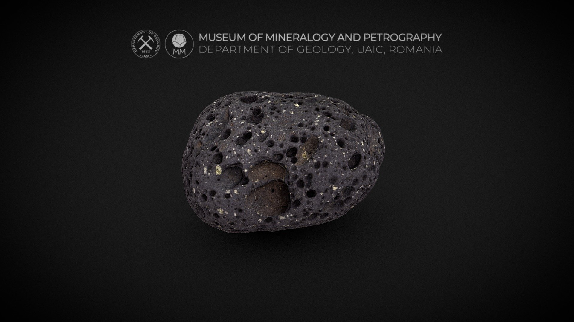 Basaltic scoria, Tenerife, Spain (igneous rock) - 3D model by Museum of ...