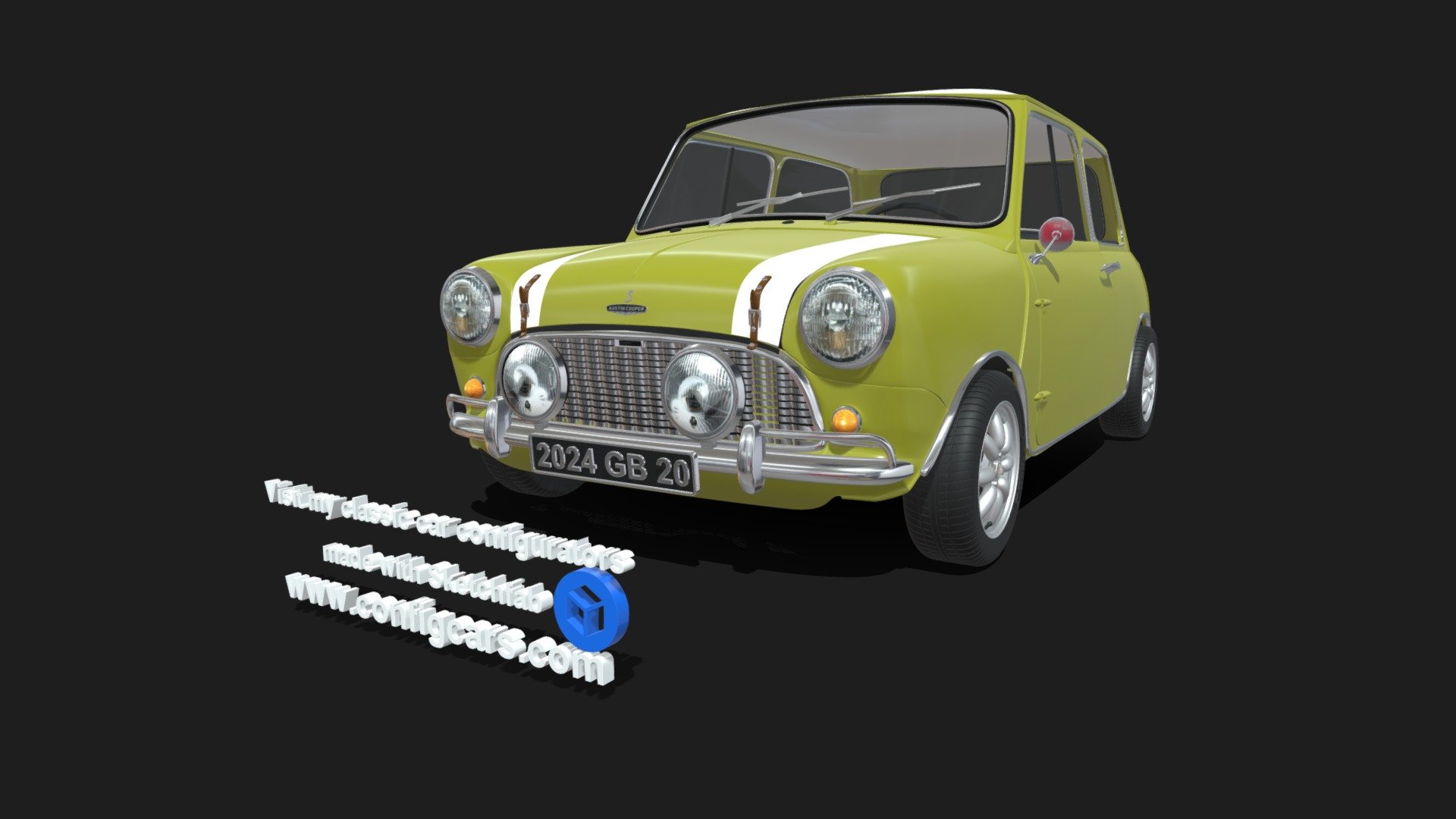 Morris Cooper, Austin mini - Download Free 3D model by Configcars ...