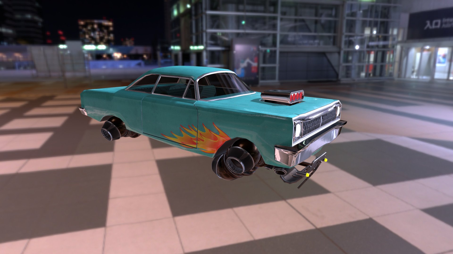 Hover Car Hot Rod - 3D model by MadCat [b59a10a] - Sketchfab