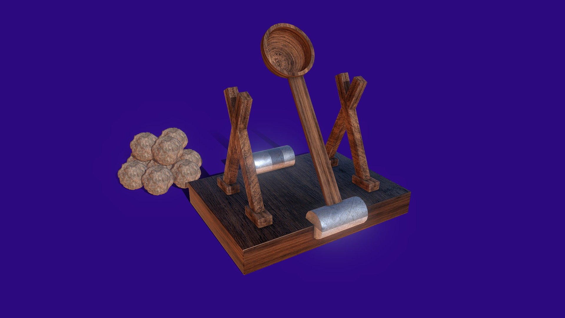Catapult - 3D model by MichaelGichane [b59dc5a] - Sketchfab