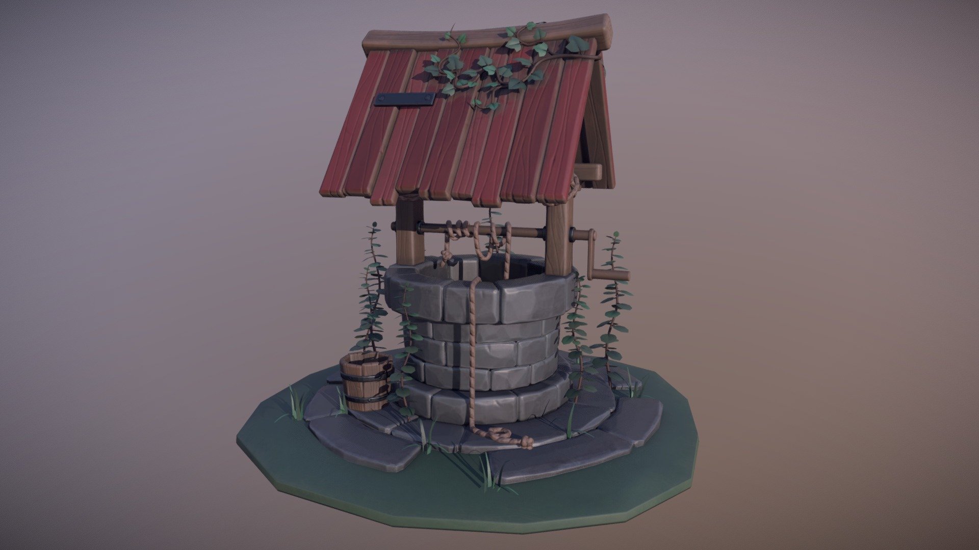 Water Well - Buy Royalty Free 3D model by Emmy (@emmy_l) [b59eb76 ...