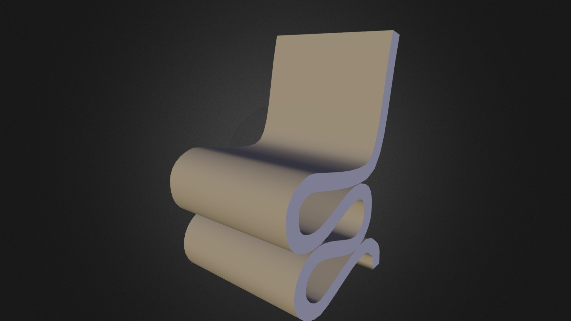 Wiggle Chair - 3D model by Djina S (@djinas) [b59fb8e] - Sketchfab